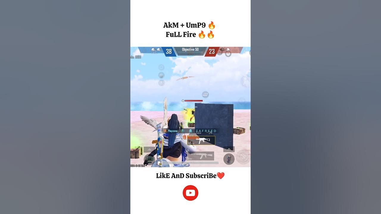 AkM + UmP9 FuLL Fire 🔥🔥 __ 🇮🇳 __ BleaCh Gaming #bgmi #shorts #ytshorts - YouTube