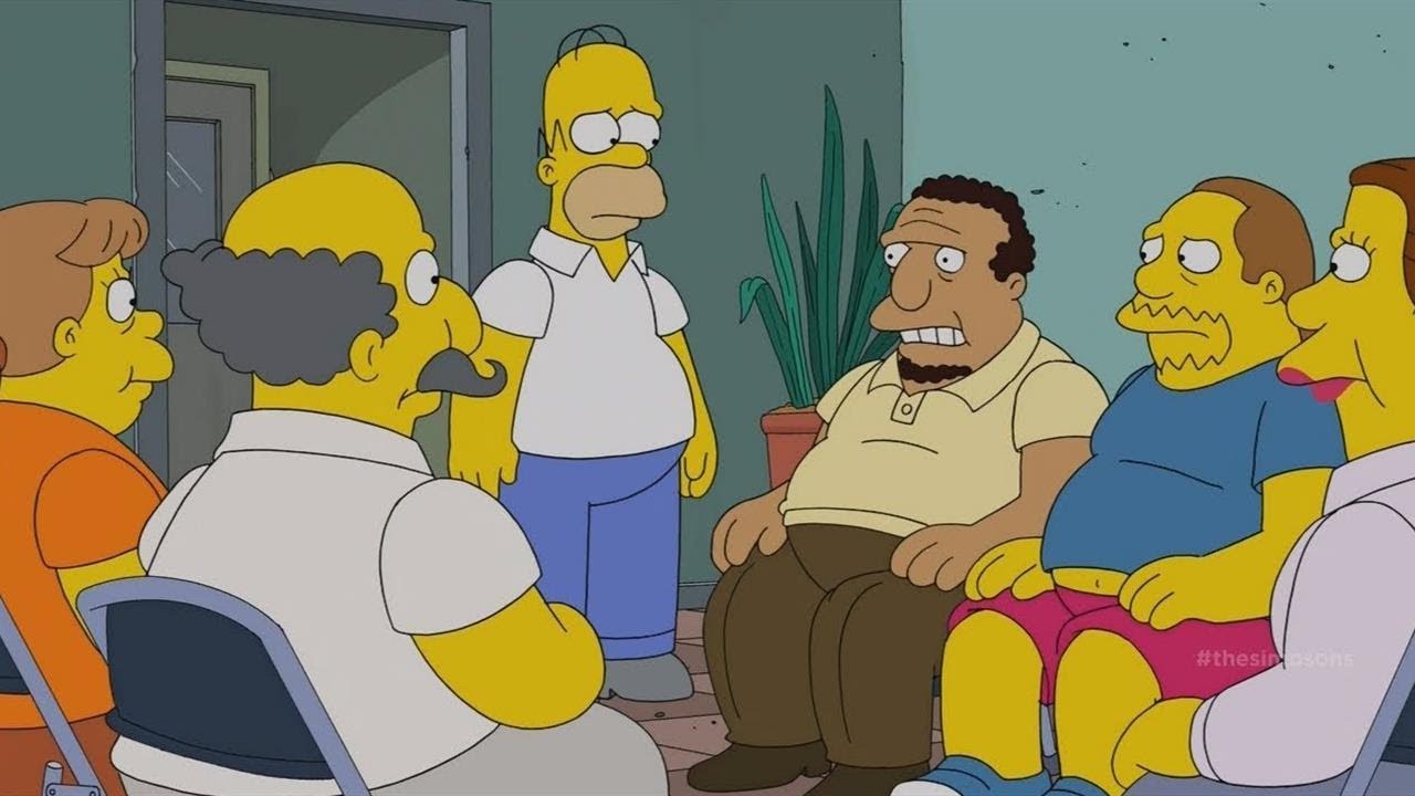 Homer became part of the overweight category - YouTube