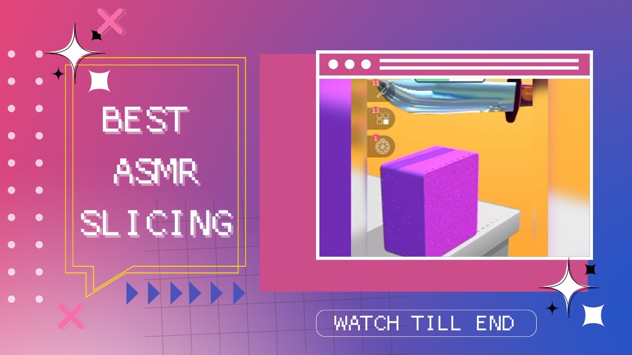 Asmr slicing game free |level 01-05 | Asmr slicing game online android ...
