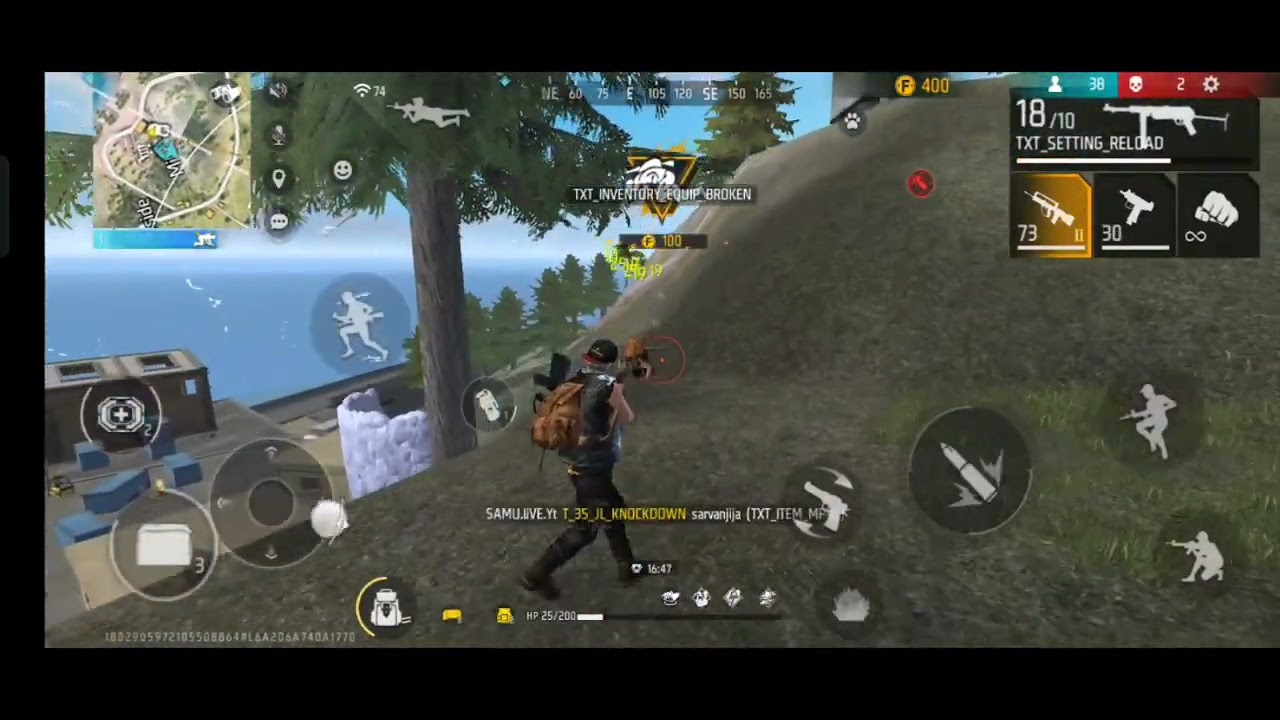 24 hours chellenge in free fire max in first boyha - YouTube