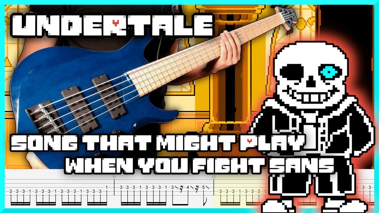 Undertale - Song That Might Play When You Fight Sans | Bass Cover with ...
