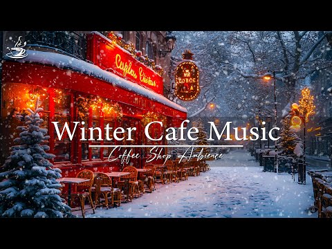 Kış Caz Kafesi❄️Huzurlu Bir Tatil İçin Hafif Caz Müziği Eşliğinde Rahatlatıcı Kar Yağışı Ortamı⛄