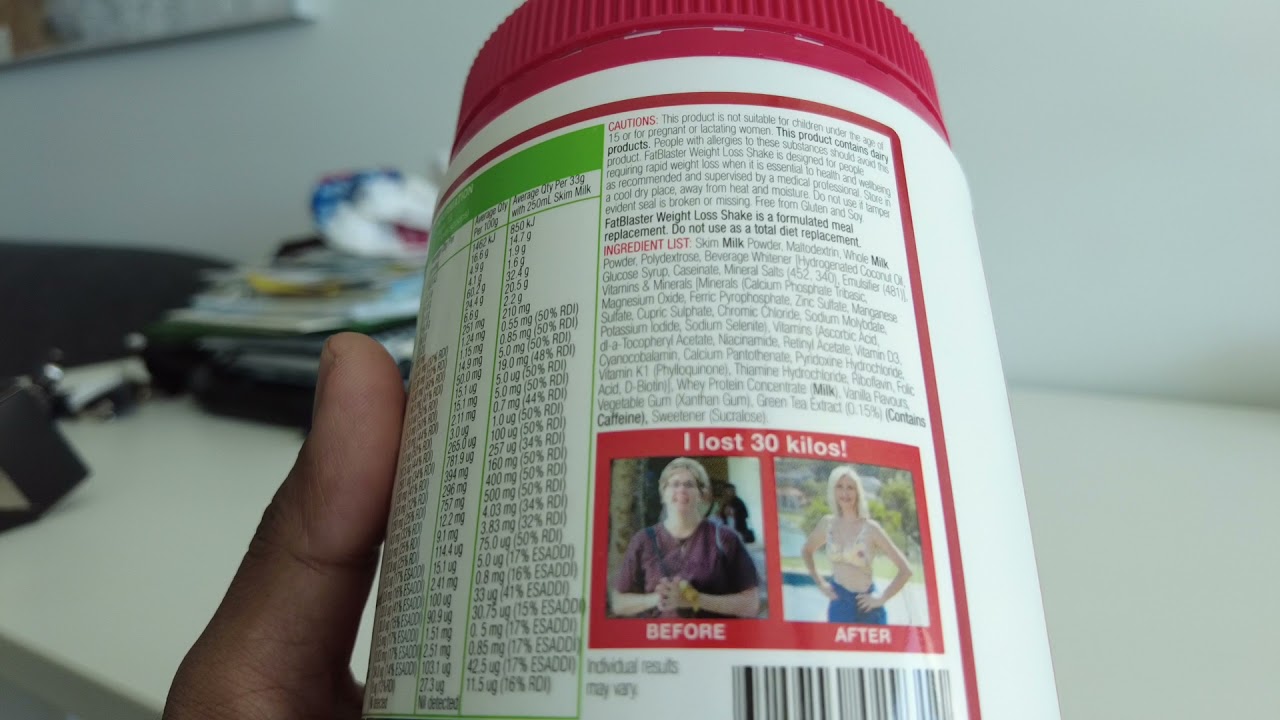 FatBlaster | Weight Loss Shake | Review - YouTube