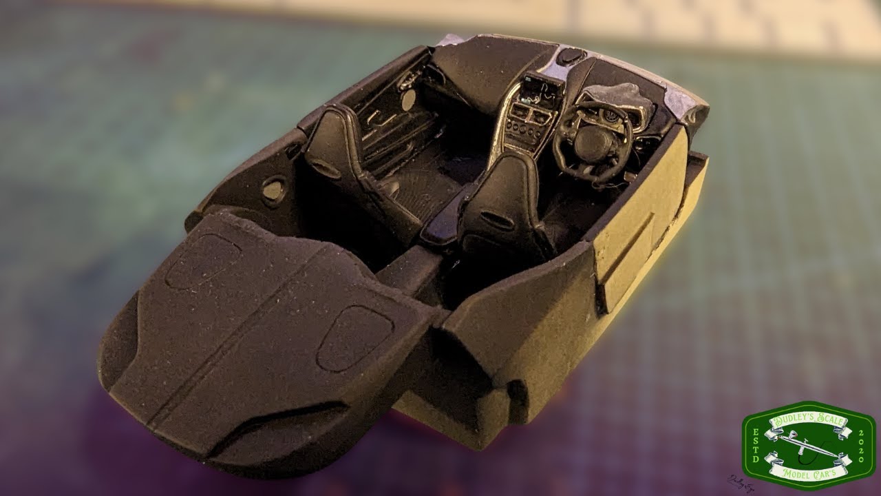 ALPHA Model - Aston Martin DB11 - Building the inside - Part 2 - YouTube