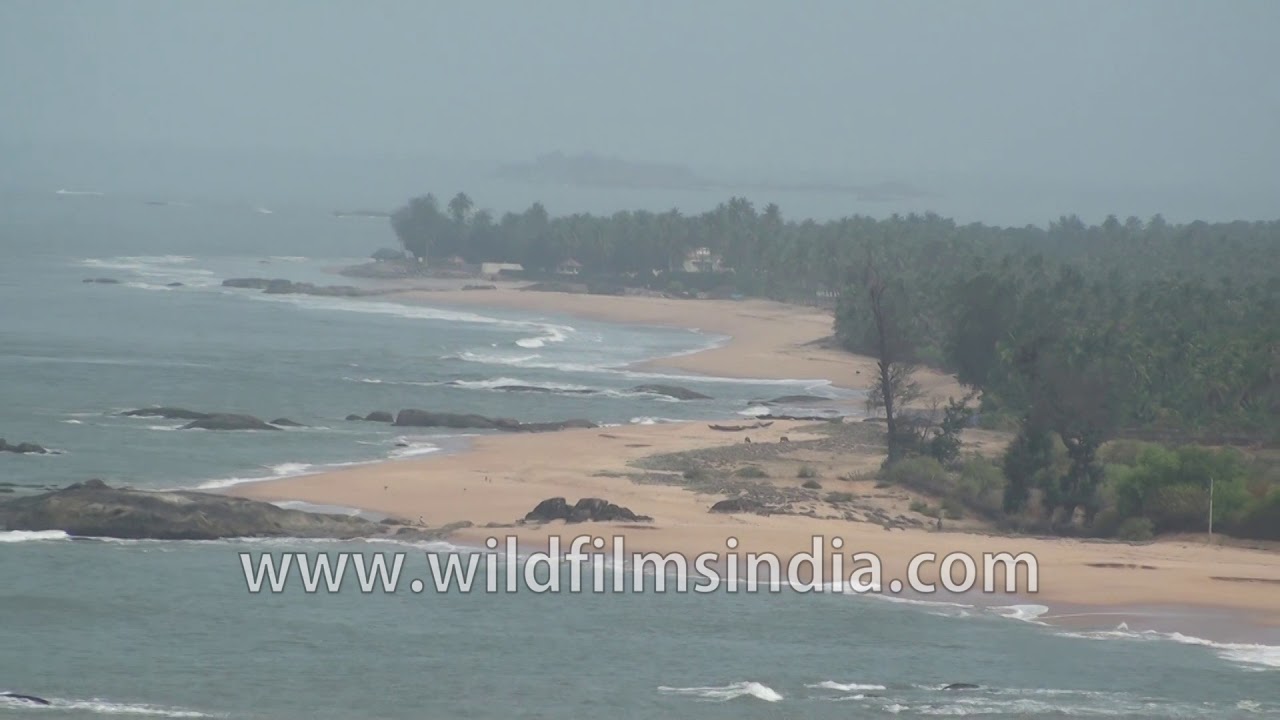 Bada beach in Kumta, Karnataka - YouTube