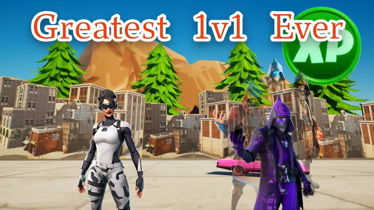 Greatest 1v1 Ever (Fortnite - Tilted Towers XA : All Weapons) - YouTube