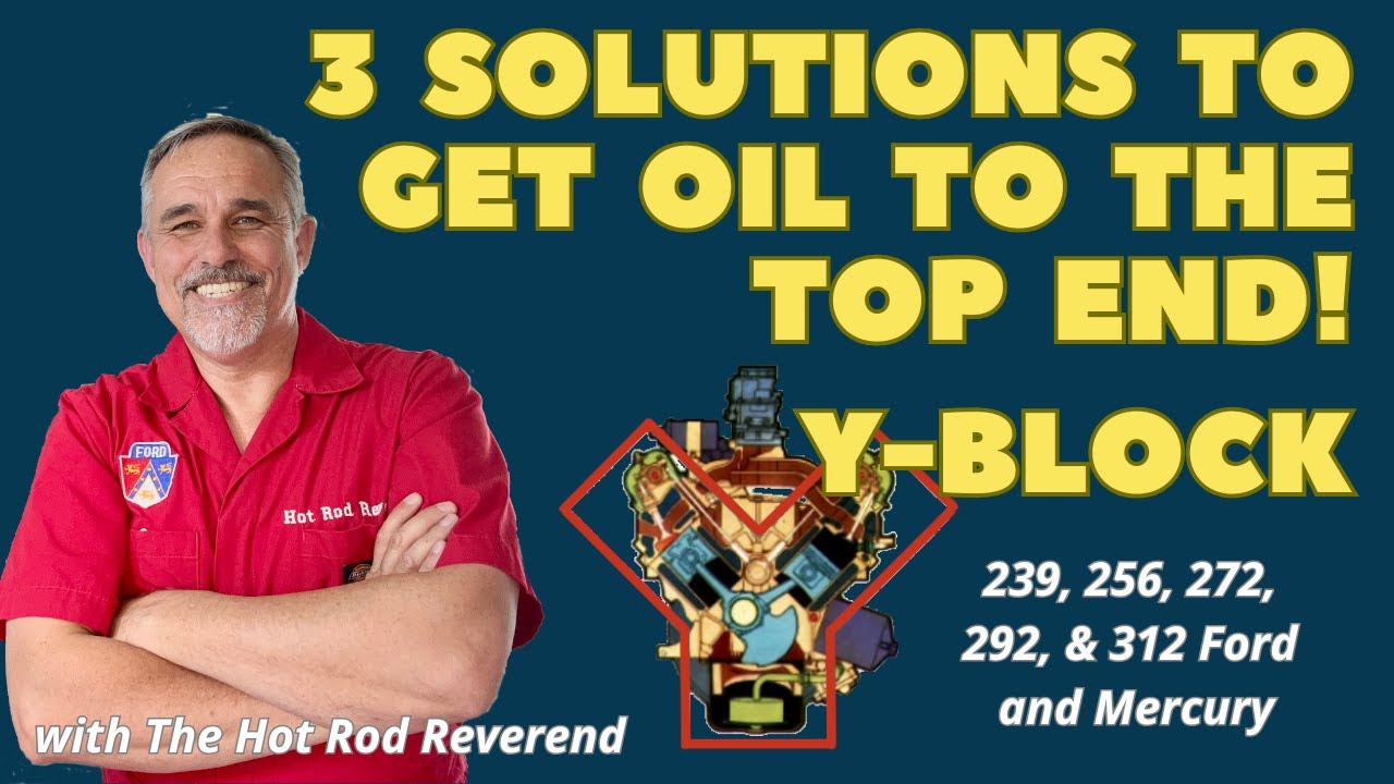How to Get Oil to the Top End of the Ford Y Block V8 - YouTube