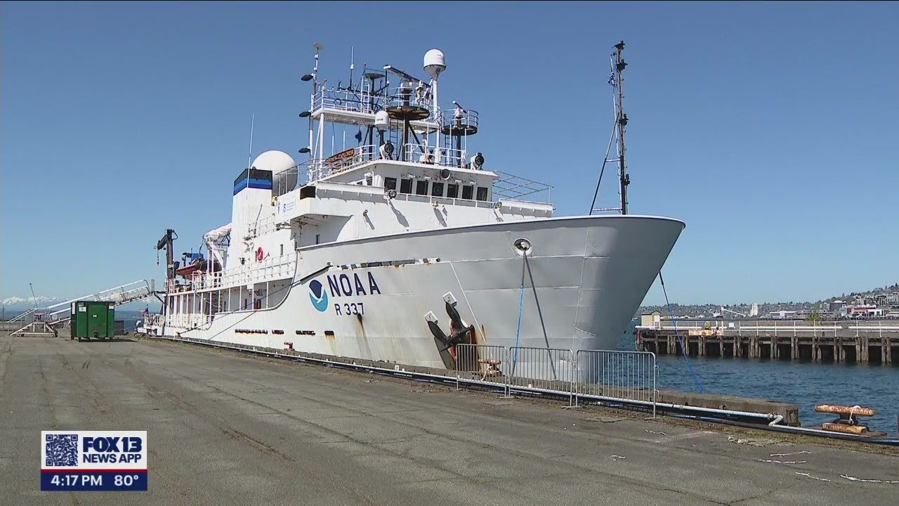 NOAA ship dedicated to ocean exploration is docked in Seattle | FOX 13 ...