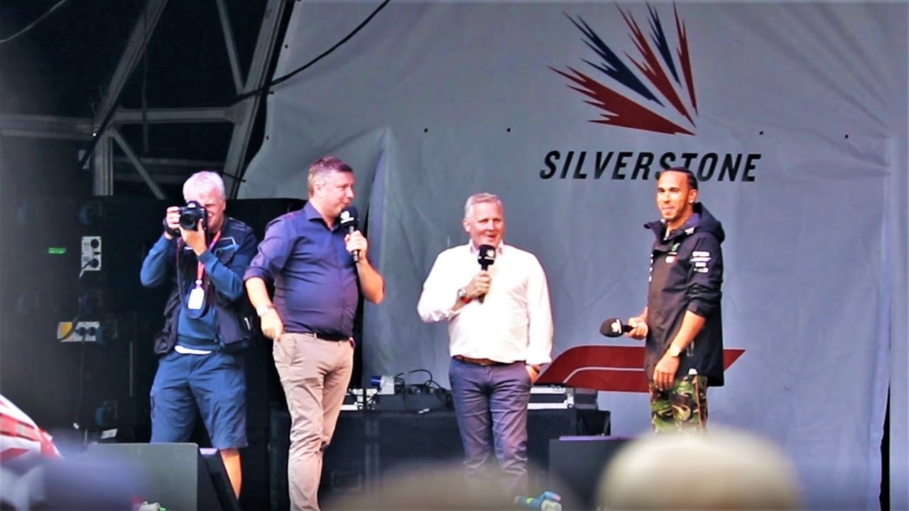 Lewis Hamilton Takes Questions On Stage From Fans | Silverstone Fan ...