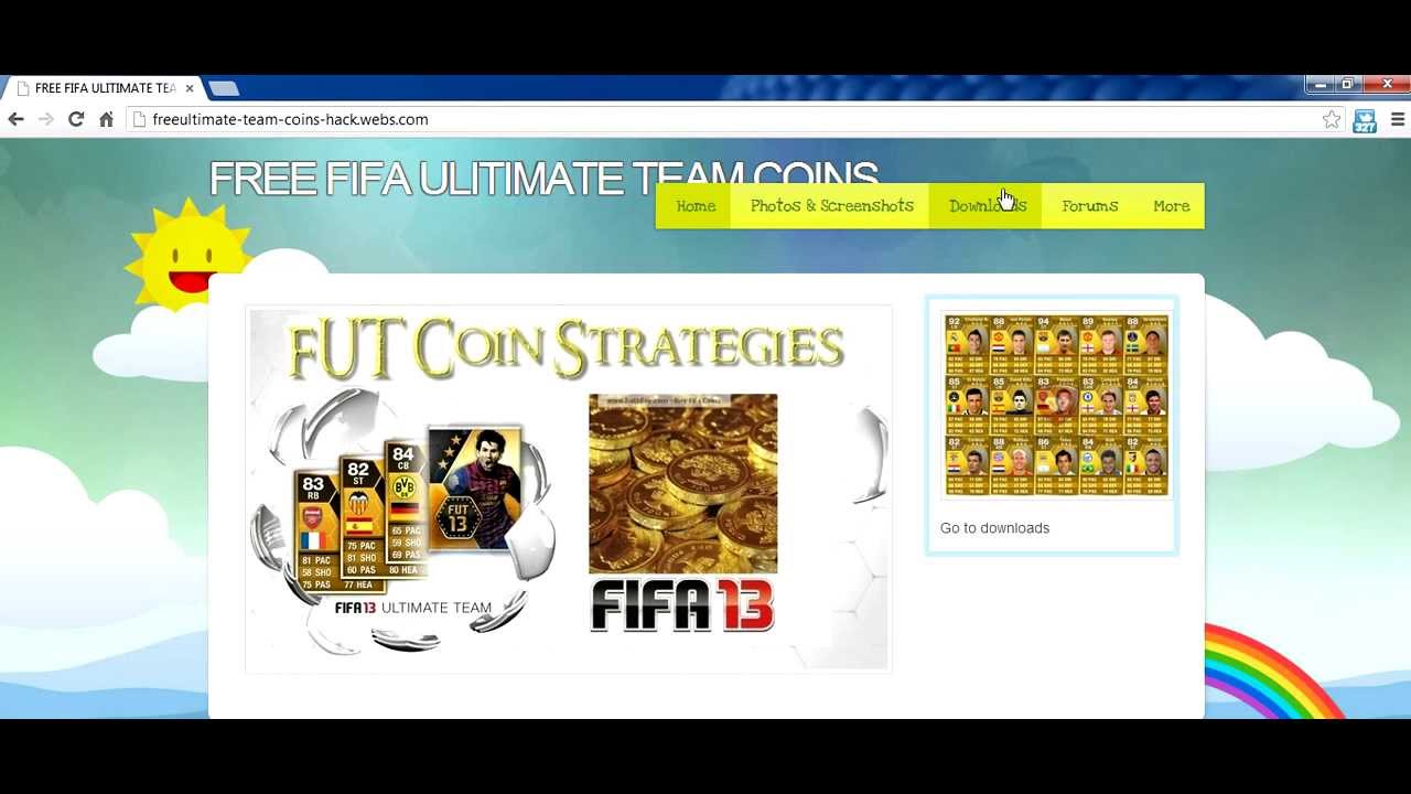 Fifa ultimate team coin hack no download no survey (June) 2013 - YouTube