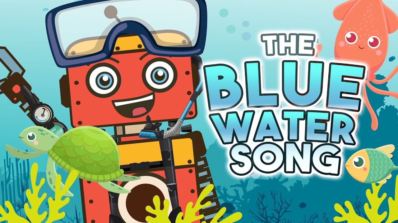THE BLUE WATER SONG | Songs for Children | Sing-along | Kindergarten ...