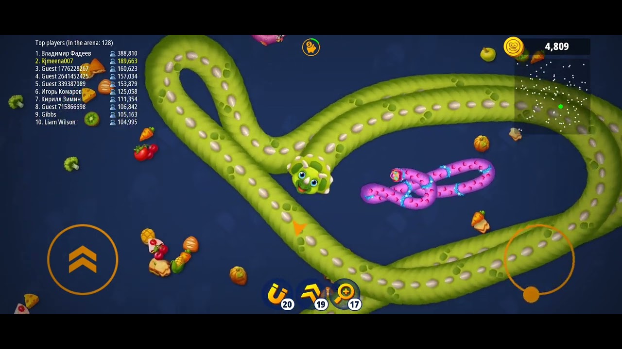 WORMSZONE SNAKE 🐍 GAME PLAY| NEW SKIN SNAKE 🔥 BIGGEST GOAL 🔥 - YouTube