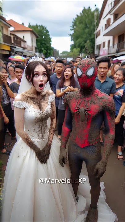 💫🔥 Spider-Man Gets Married in a Dirty Suit! Superhero Dc Marvel Comics Evolution 🤖 AI Image ...