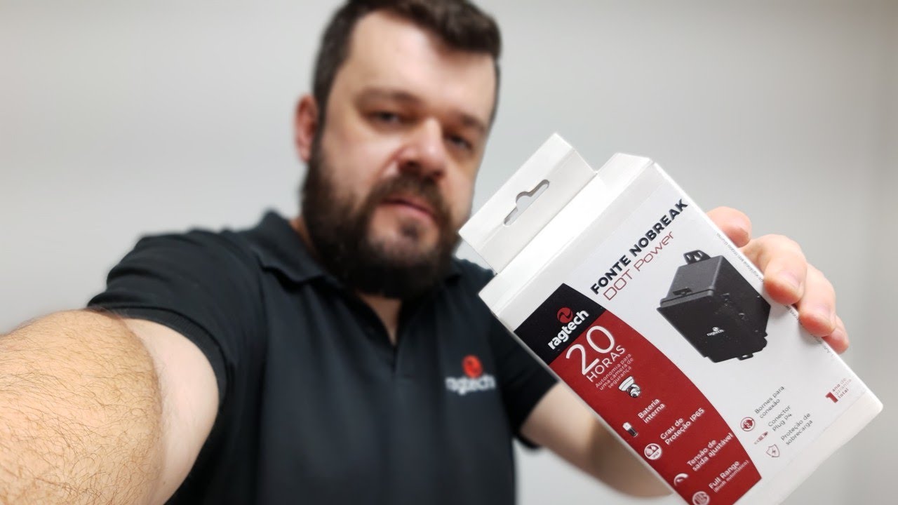 DOT Power - Mini Nobreak 12V [Carregador+Bateria+Fonte] para sensores e câmeras externas ...