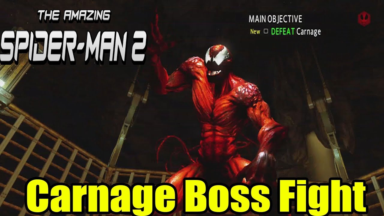 The Amazing Spider Man 2 Game Carnage Boss