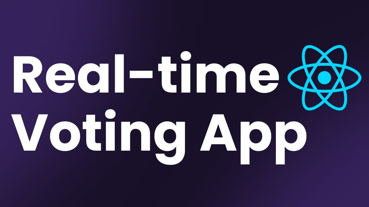 Build A Real Time Voting App With React Youtube 8933