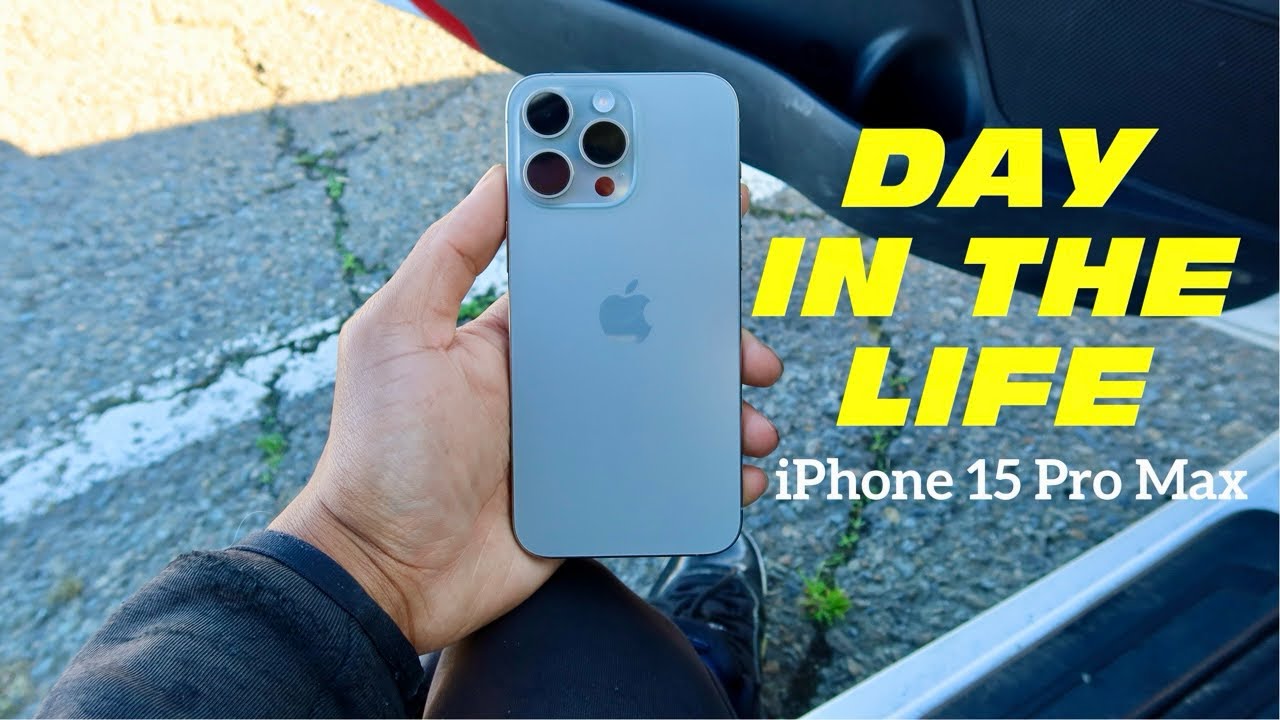 iPhone 15 Pro Max - Real Day In The Life Review (Battery & Camera Test ...