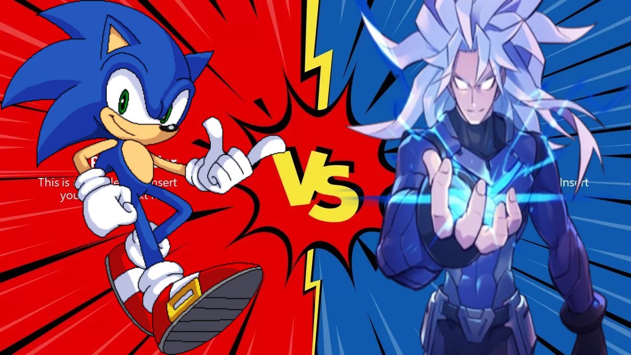 SUPER SMASH BROS CMC PLUS V9 EXTENDED SONIC (CMC) VS ASIMOV (AZURE ...