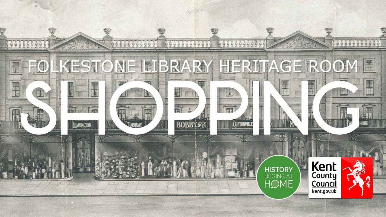 History Begins at Home | Shopping | Folkestone Library Heritage Room - YouTube