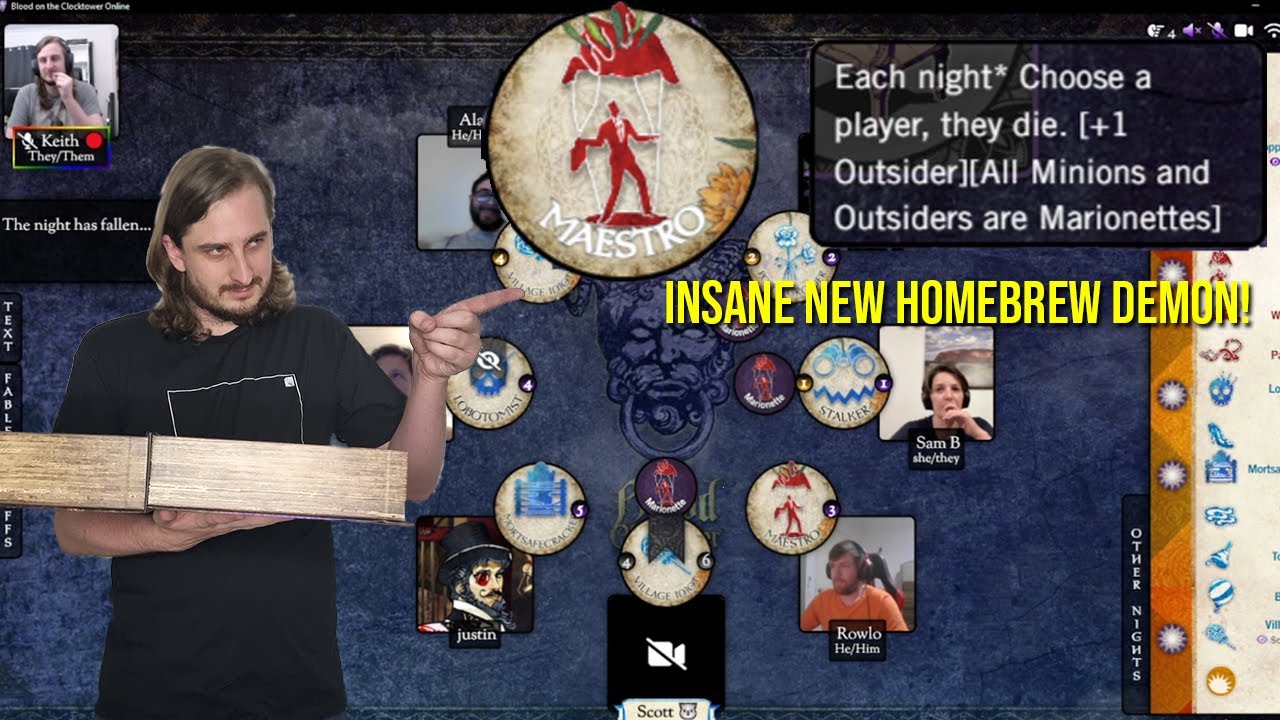 [Blood on the Clocktower] - Insane new Custom Demon! - YouTube