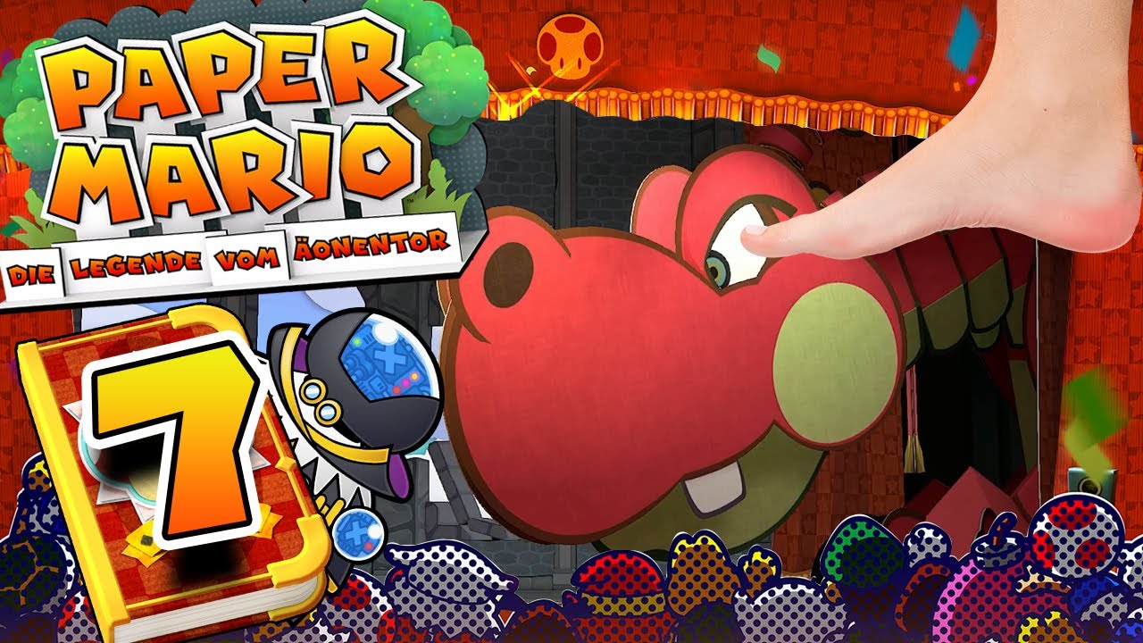 PAPER MARIO The thousand year door 🗺️ #7: HOOKTAIL FIGHT and SMELLY ...
