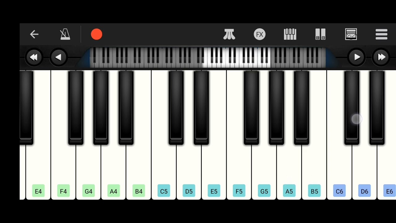 River flows piano tutorial - YouTube