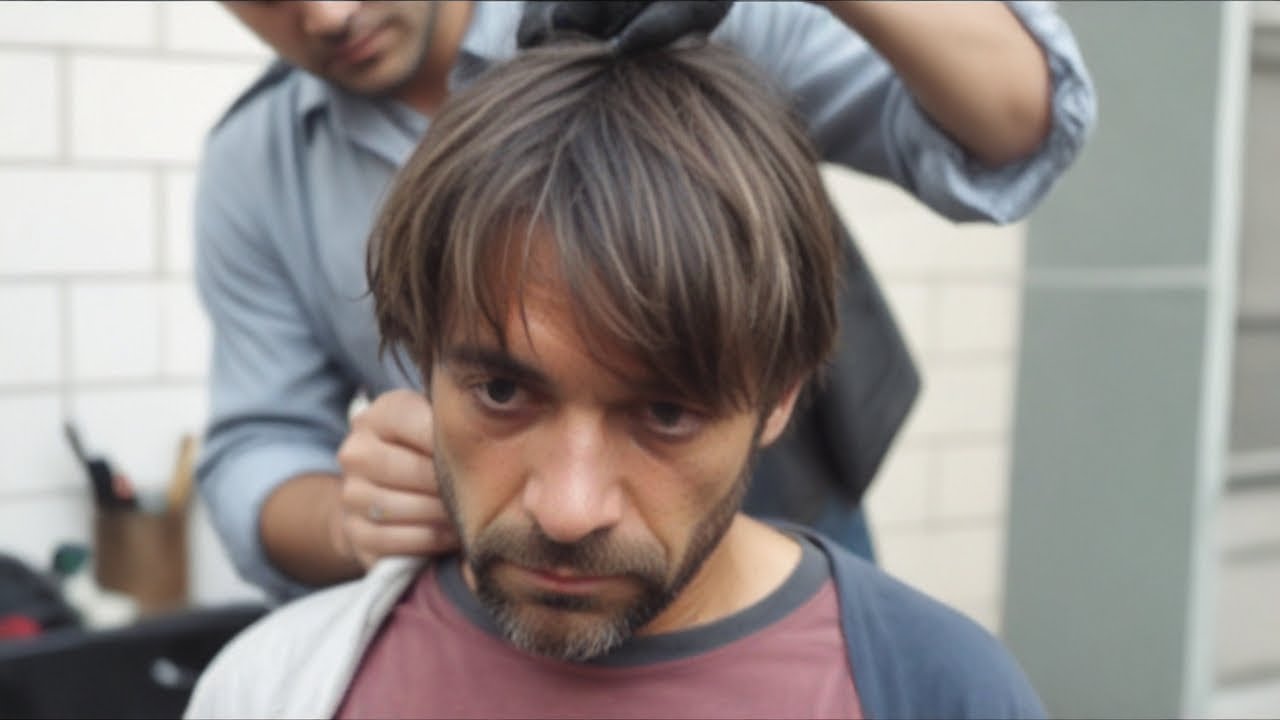 Homeless haircut free style for them - YouTube