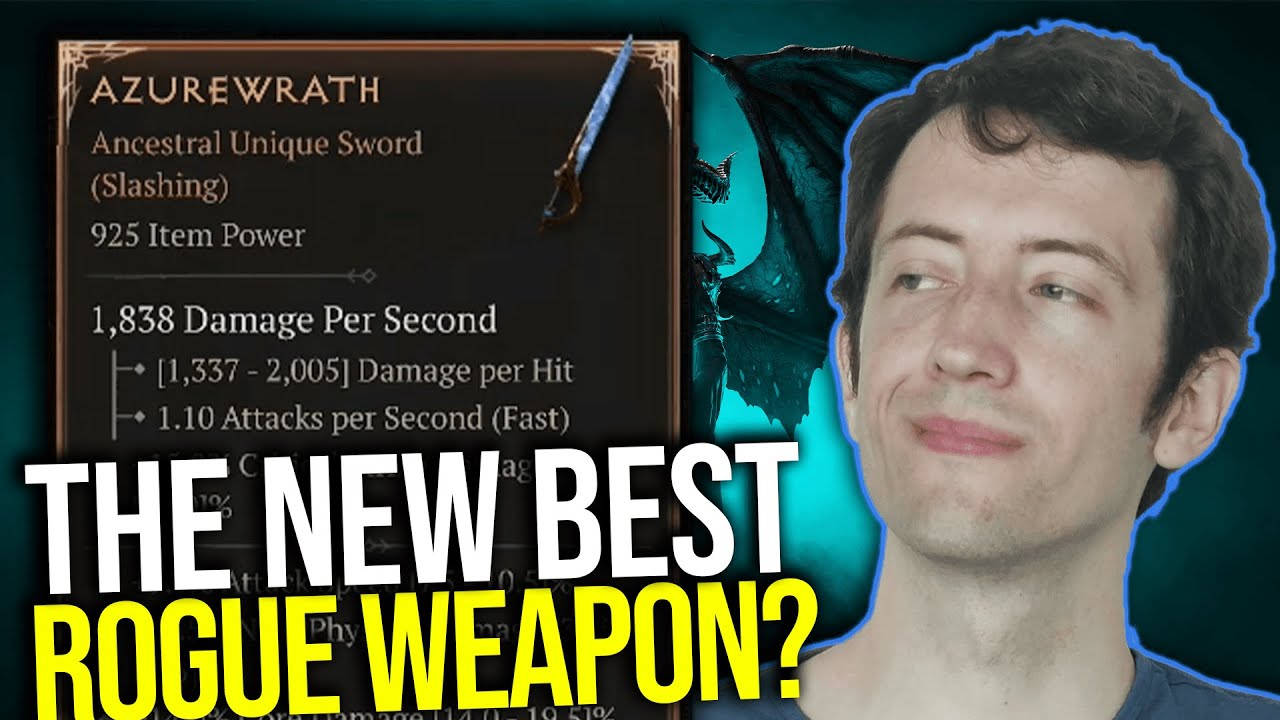 Diablo 4 - The New God Weapon for Rogues in Season 4 - YouTube