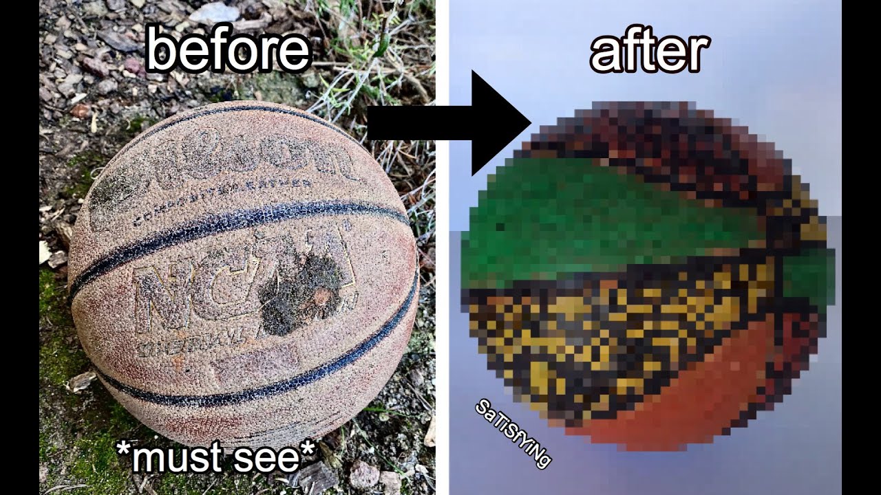 Customizing/Restoring Old Basketball - YouTube