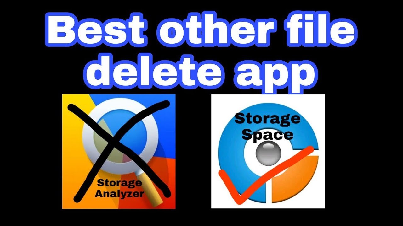 Best other file delete app from storage analyzer - YouTube