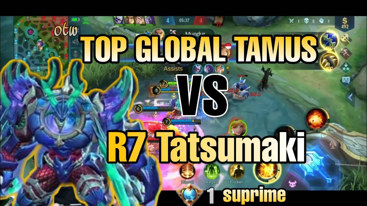 GAMEPLAY TAMUS MOBILE LEGEND - OTW SUPRIME INDONESIA - YouTube