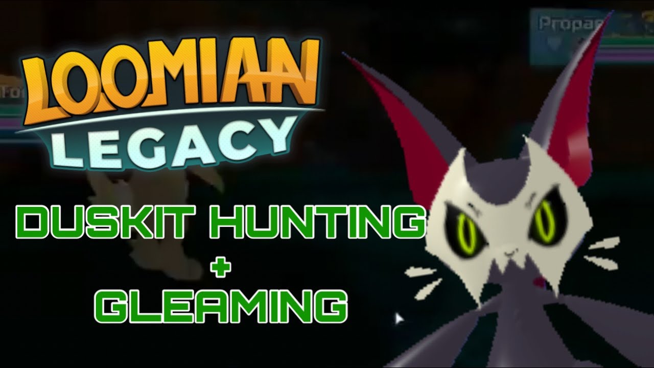 Hunting For Duskit + First GLEAMING!!!| Roblox Loomian Legacy - YouTube