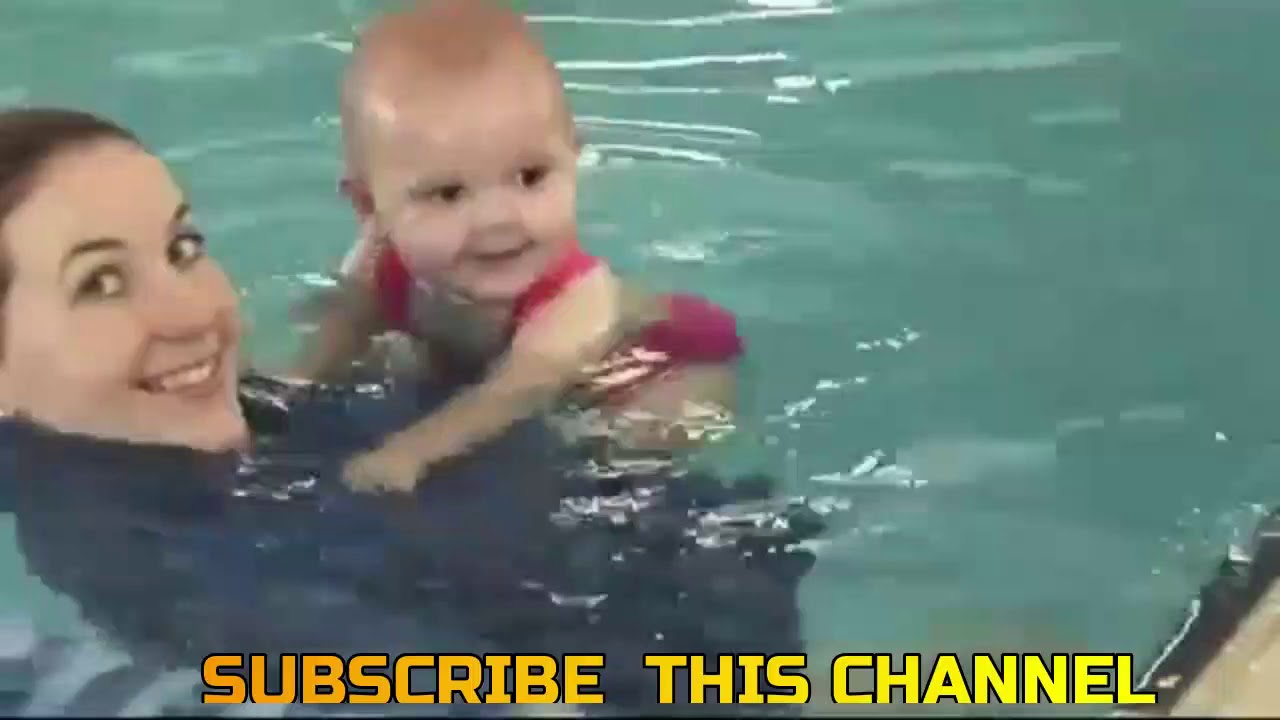 BABIES WATER FAILS | Funny Babies // Fun and Fails baby swimming into ...