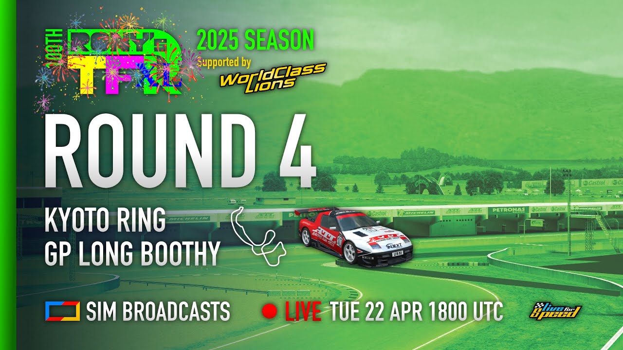 100th Rony's Tuesday Fun Race XL - 2025 Round 4 | Live for Speed - YouTube