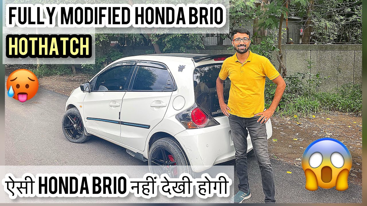 ₹1Lakh+ mods😍Tastefully Modified Honda Brio modified🔥into Beast ...