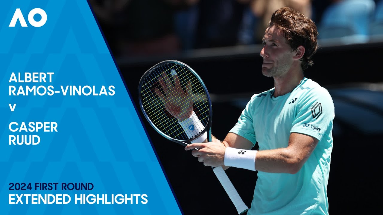 Albert Ramos-Vinolas v Casper Ruud Extended Highlights | Australian ...