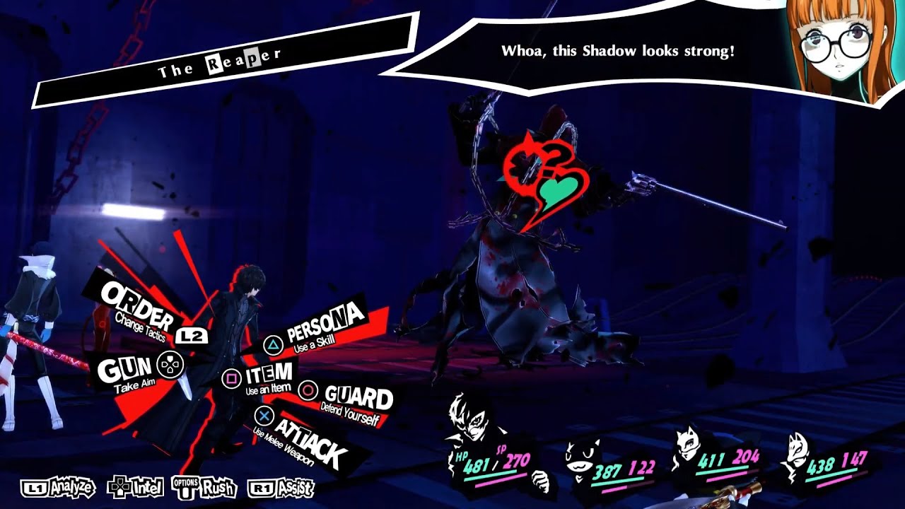Persona 5 Royal - The Reaper Fight - YouTube