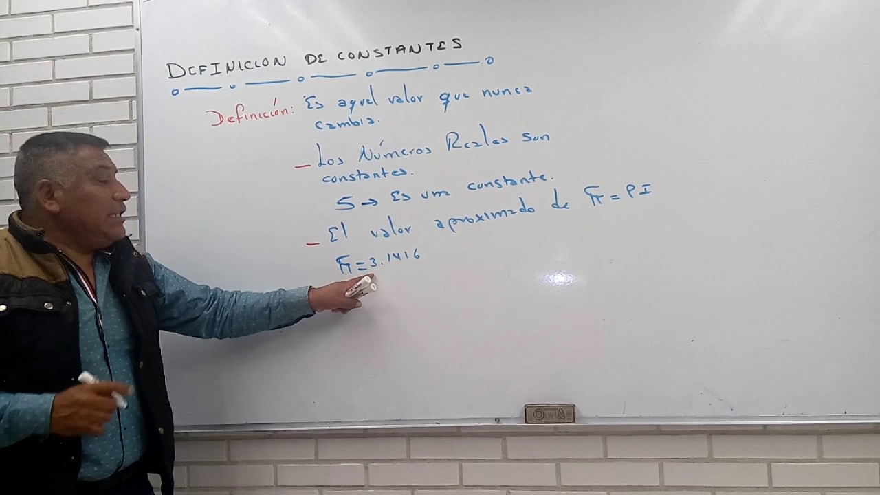 CONSTANTE DEFINICIÓN EJEMPLOS - YouTube