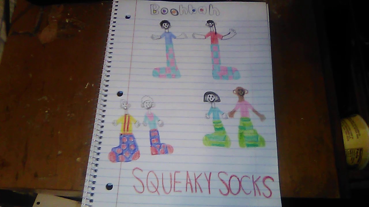 Boohbah: Squeaky Socks Drawing - YouTube