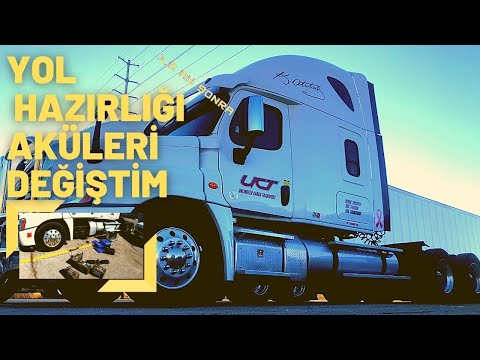 AMERİKA’DA YOĞUN HAFTA TIR’I YOLA HAZIRLADIM AKÜLERİ DEĞİŞTİ...