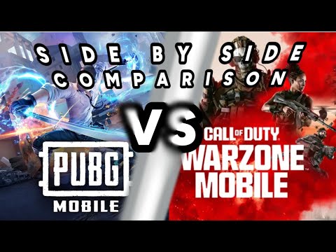 PUBG MOBILE vs COD: WARZONE MOBILE | Comparison - YouTube