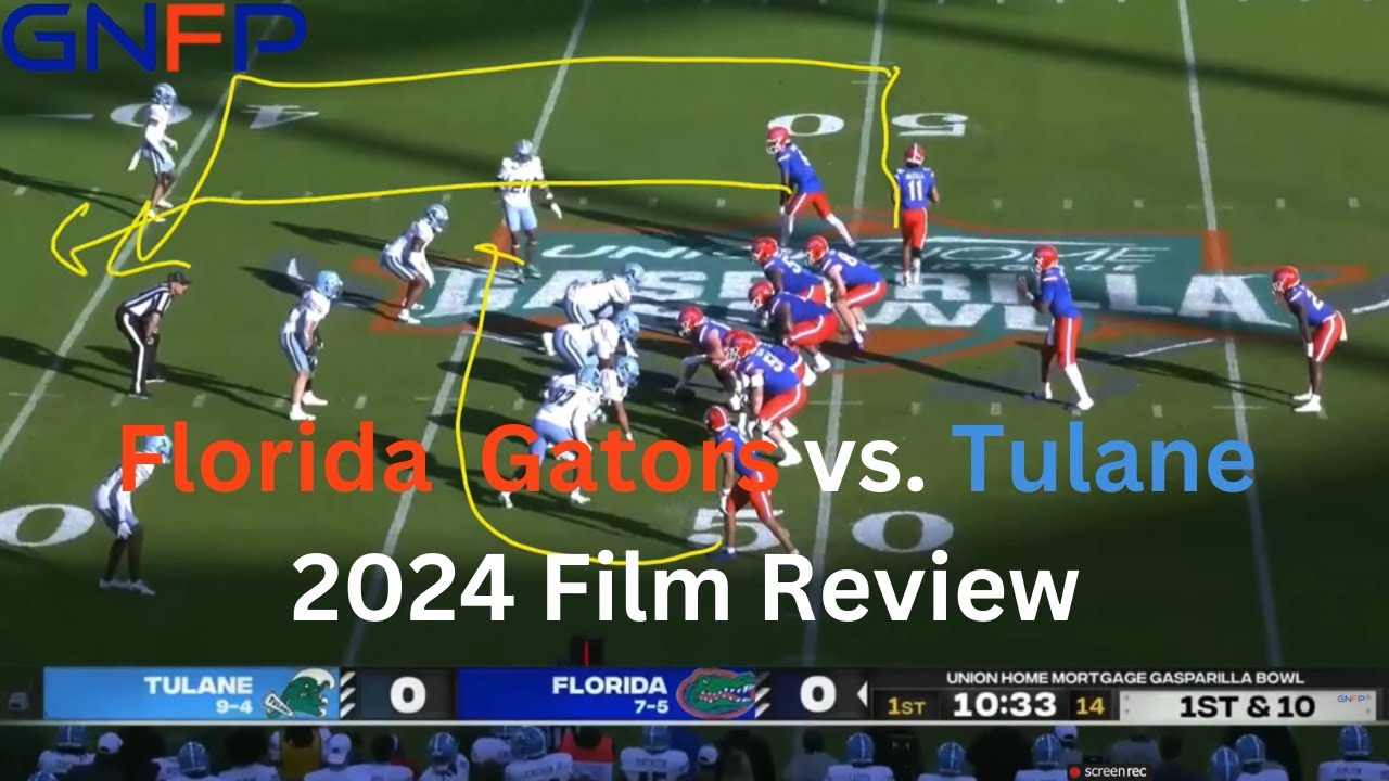 GNFP Film Review- 2024 Florida Gators vs. Tulane Green Wave - YouTube