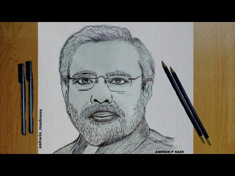 How to Draw PM Narendra Modi ji Step by Step | PM Narendra Modi ji ...