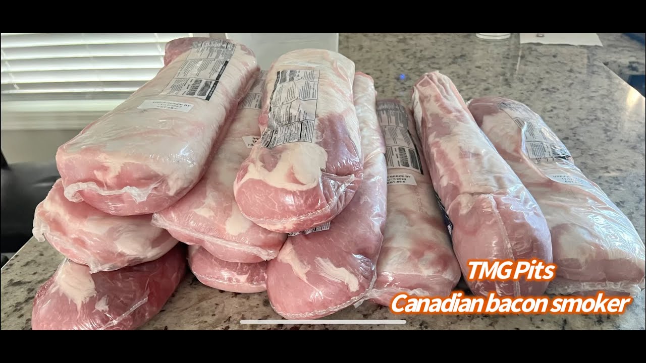 TMG PITS, Canadian bacon smoker - YouTube