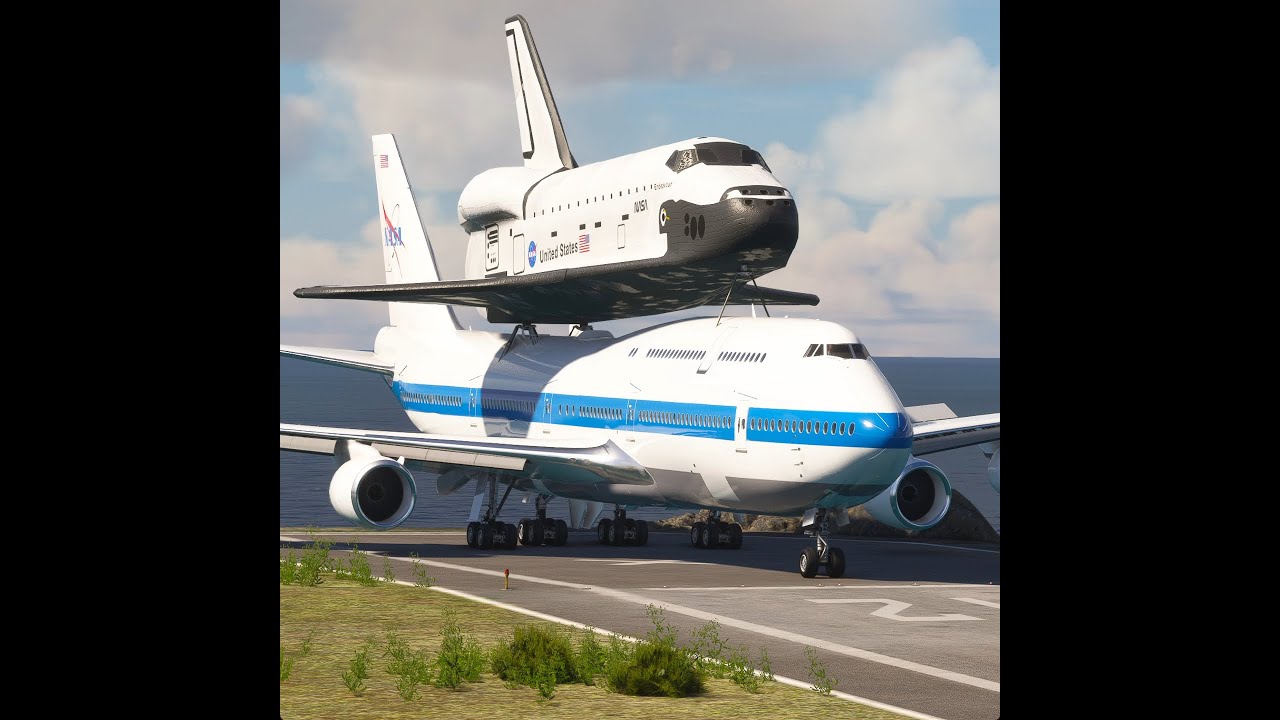 This Largest and Heaviest Shuttle Carrier Aircraft 747-100 NASA Takes ...