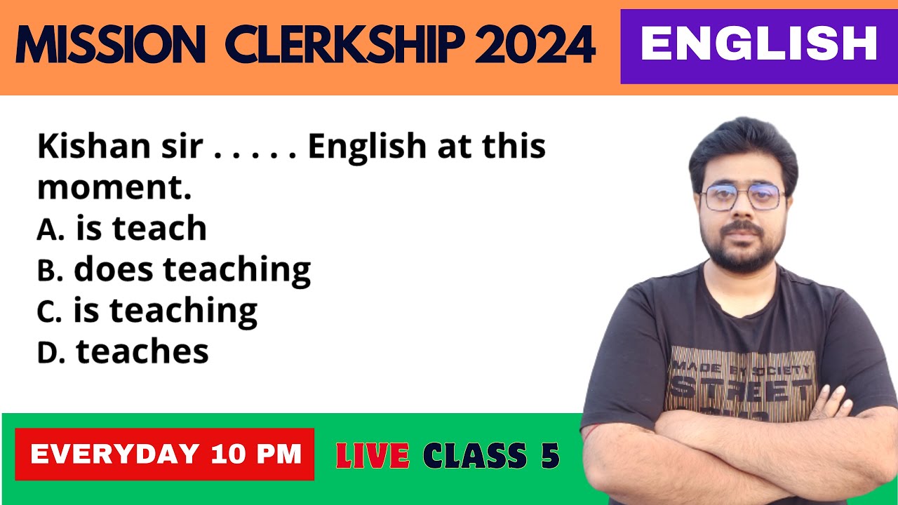 Mission Clerkship 5 | Grammar and Vocab | Goutam Ghosal - YouTube