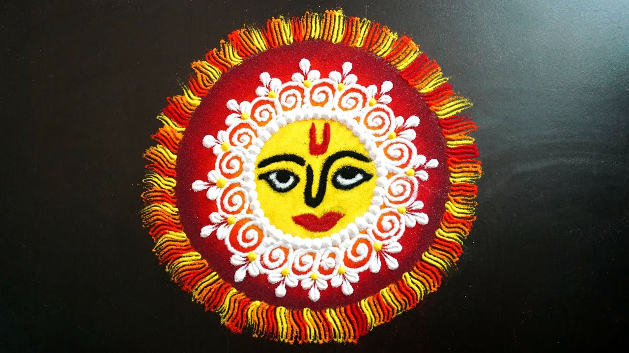 Chhath Puja Rangoli || Easy Chhath Puja Rangoli || Chhath Puja Special ...