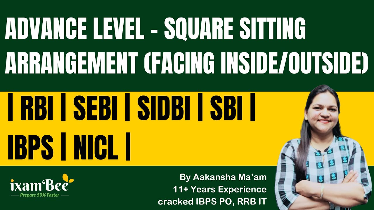 ADVANCE LEVEL - SQUARE SITTING ARRANGEMENT (FACING INSIDE/OUTSIDE ...