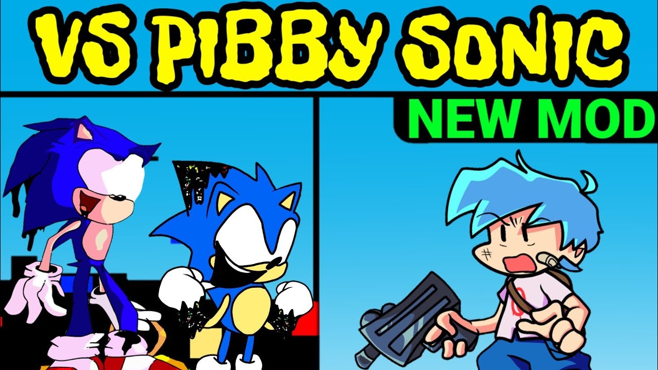 Friday Night Funkin' New VS Pibby Sonic | Pibby x FNF Mod - YouTube