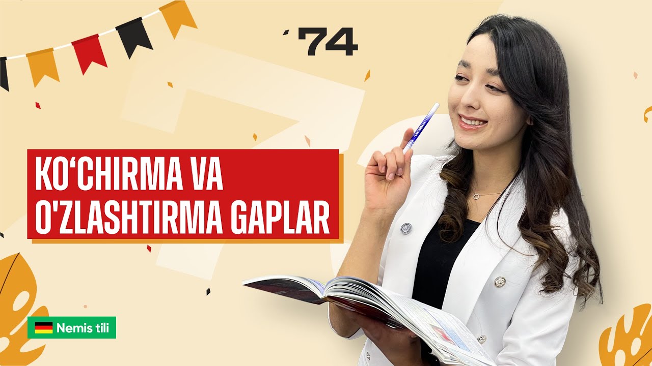Ko'chirma va o'zlashtirma gaplar | 74-dars | Nemis tilini 0 dan o ...